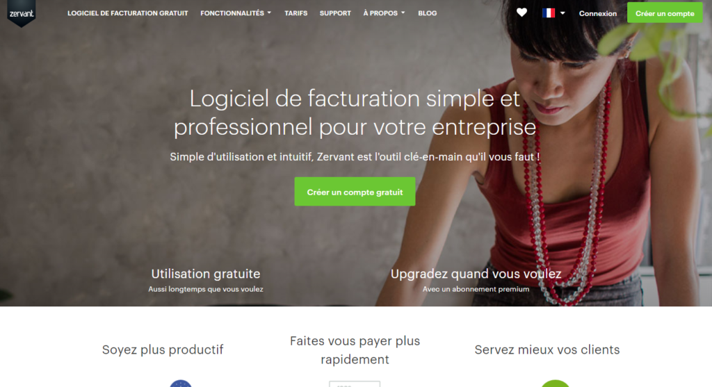 Zervant : logiciel de facturation simple et professionnel